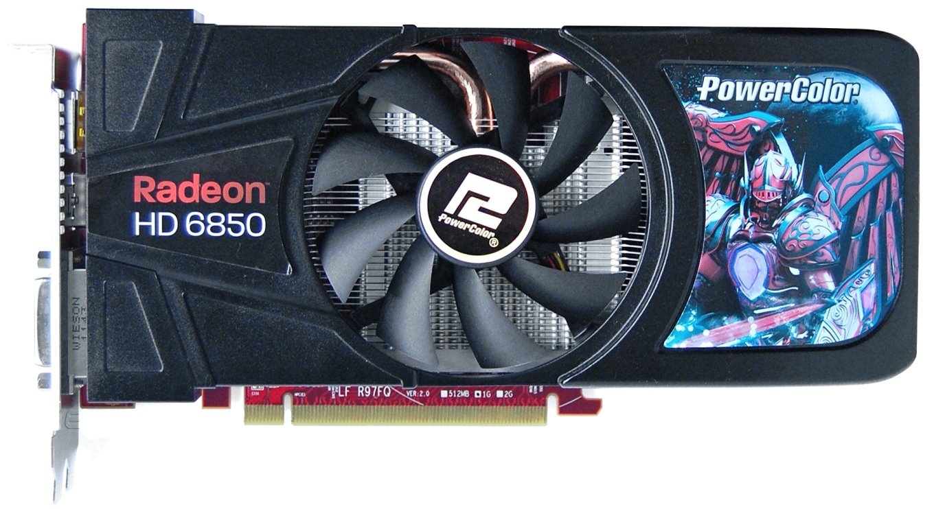 Видеокарта PowerColor PCI-E Radeon HD6850 1GB DDR5 (AX6850_1GBD5-DH) - купить в Харькове, Киеве ...