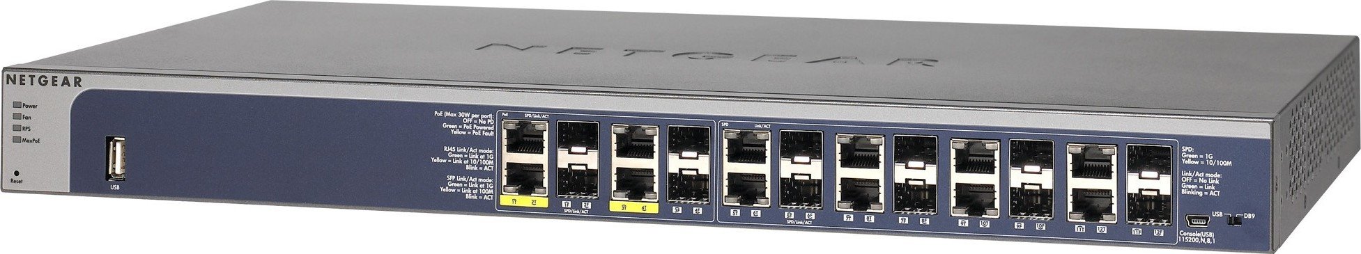 Коммутатор Netgear M4100-12GF (GSM7212F-100NES) купить | ELMIR - цена ...