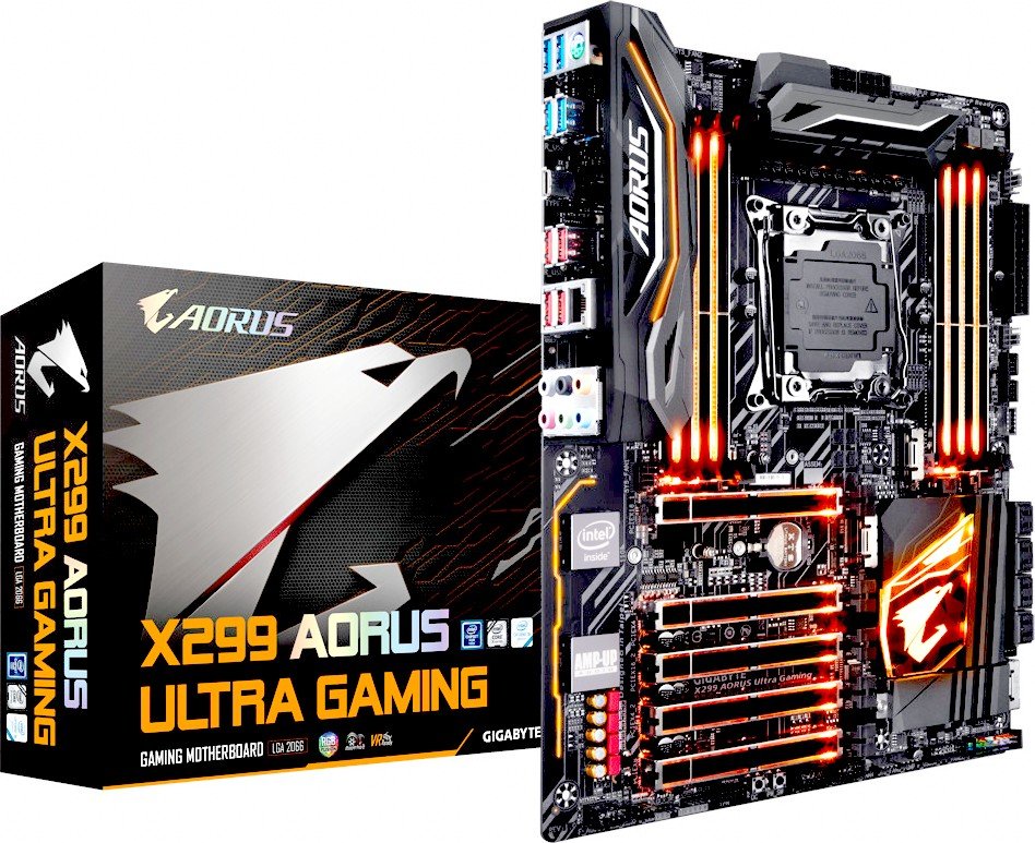 Материнская плата GigaByte X299 AORUS Ultra Gaming s-2066 X299 купить ...