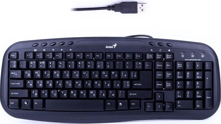 Клавиатура Genius KB-M200 Black USB (31310049110) купить | Elmir - цена ...