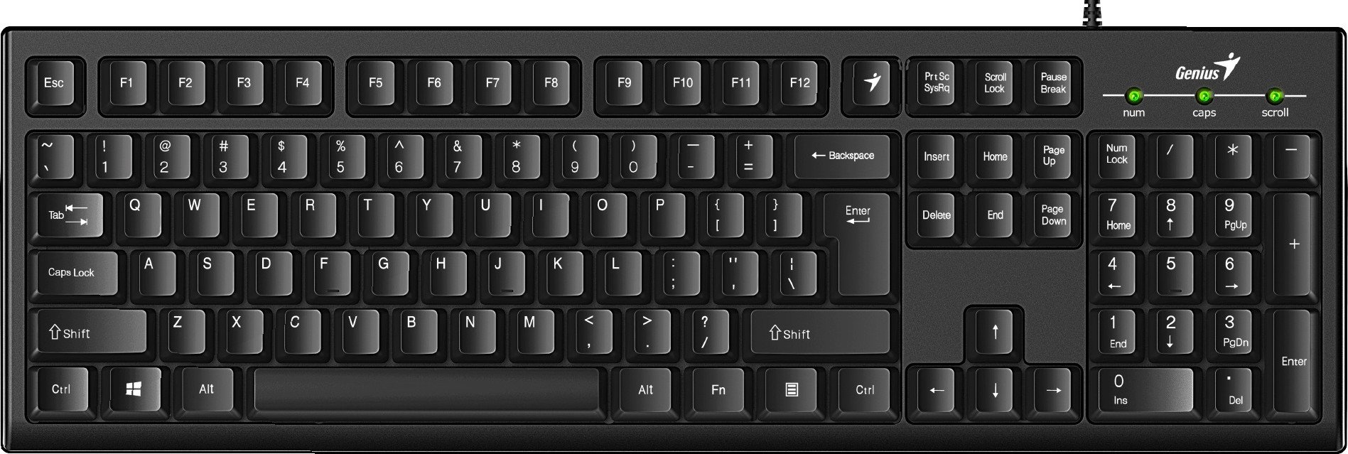 Клавиатура Genius Smart KB-100 USB Ukr (31300005410) купить | Elmir ...