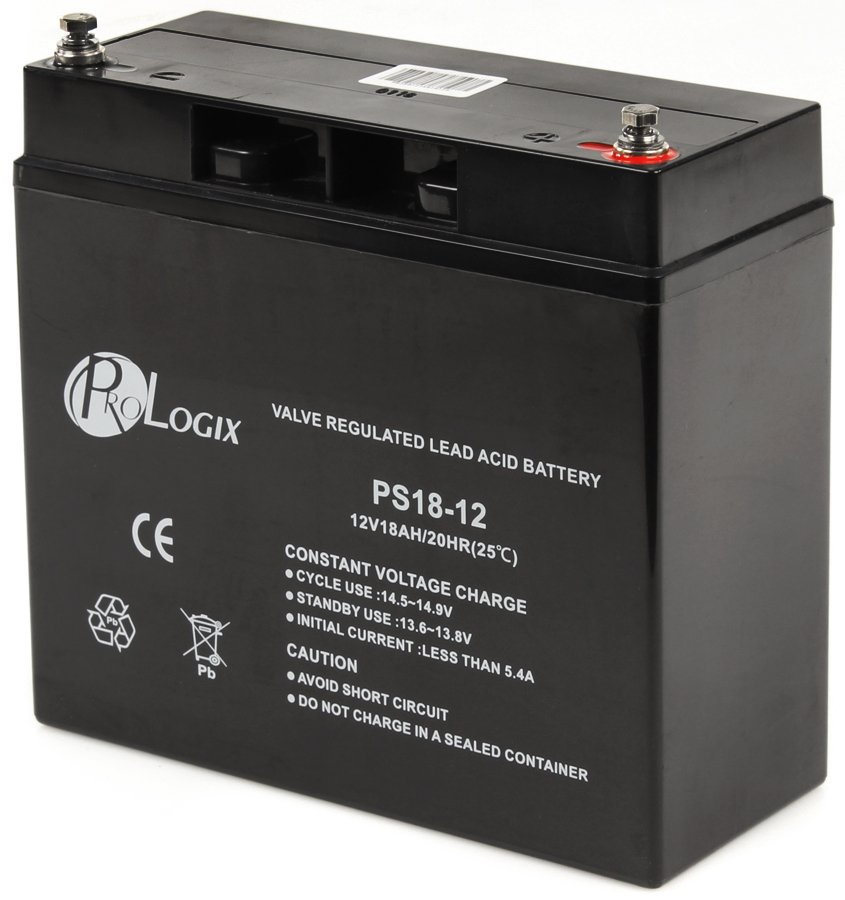 Батарея ProLogix 12V 18 Ah (PS18-12) купить | ELMIR - цена, отзывы ...