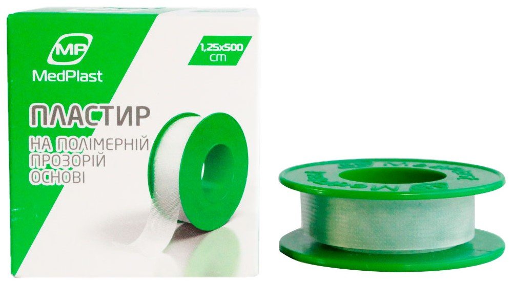 Пластырь медицинский MedPlast на прозрачной основе 5м 1.25см купить ...