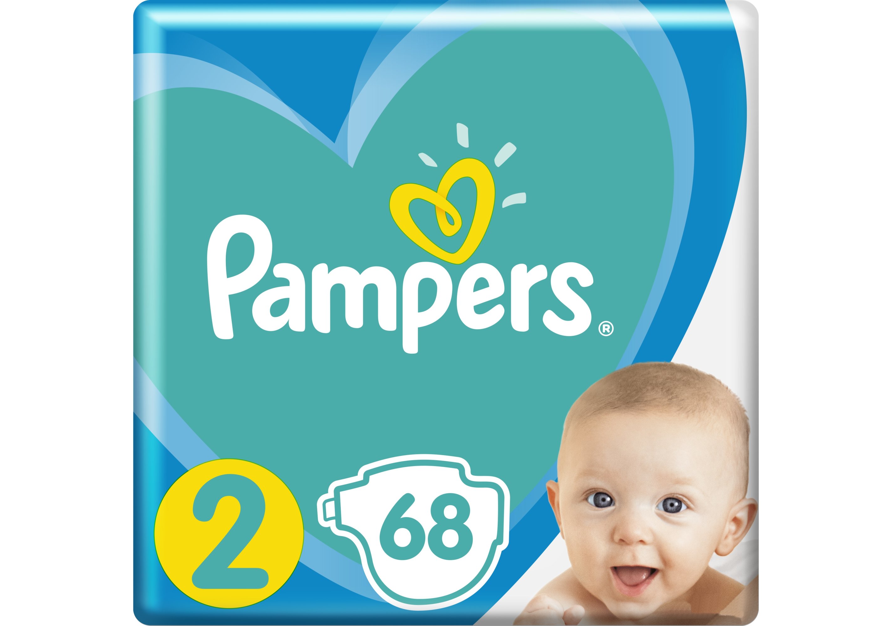 Подгузники детские Pampers New Baby Mini 2 68 шт. купить | ELMIR - цена ...
