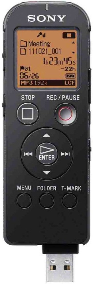Цифровой диктофон Sony ICD-UX522B 2 GB IC Recorder купить | ELMIR ...