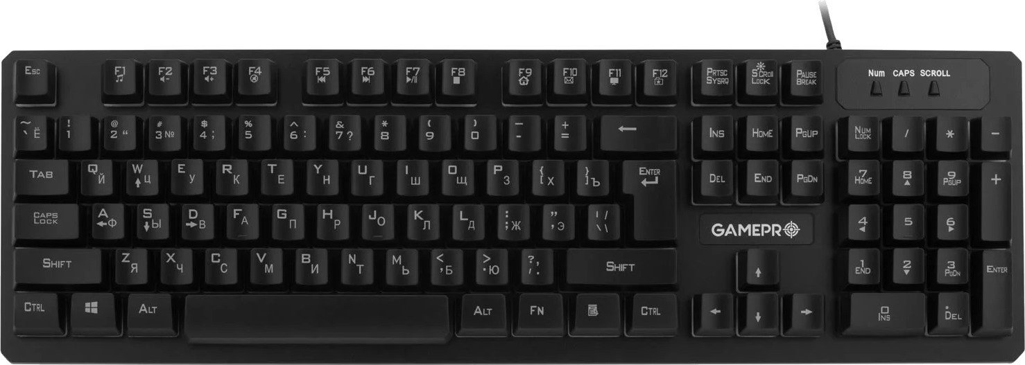 Клавиатура GamePro Headshot GK399 Black USB купить | Elmir - цена ...