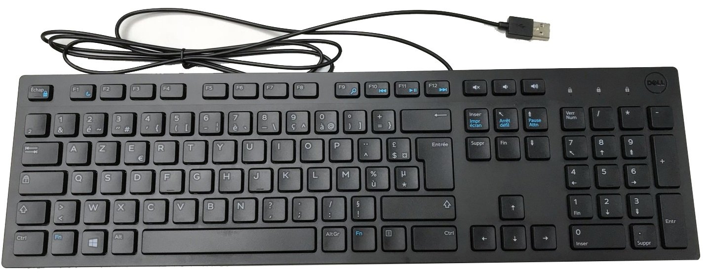 Клавиатура Dell KB216 Multimedia Keyboard UA Black (580-AHHD_UKR-08 ...