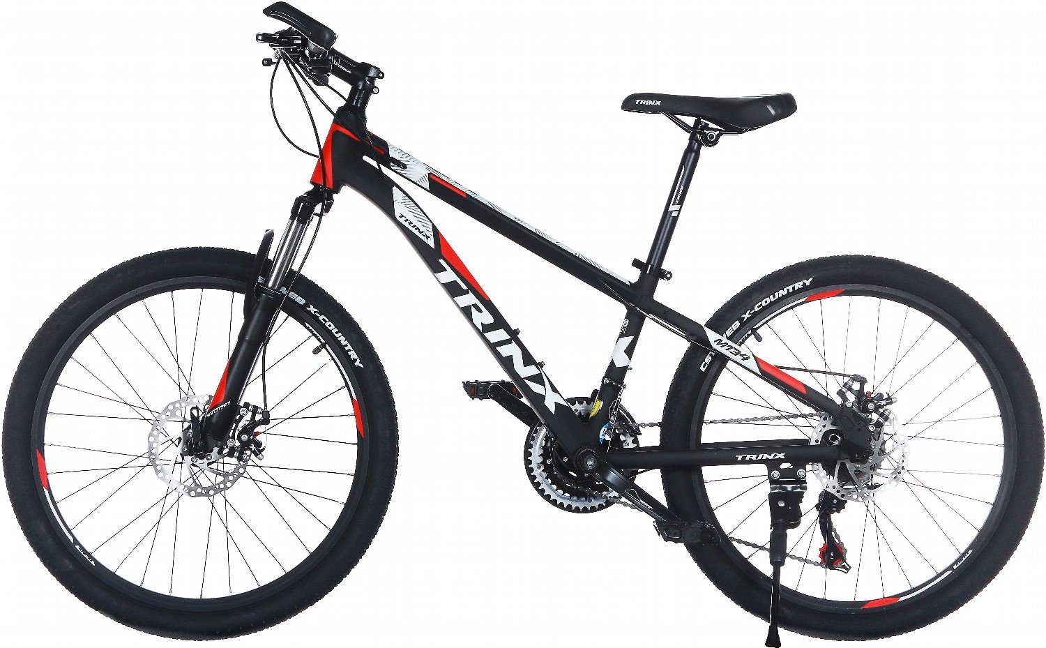 Велосипед Trinx M134 Majestic Matt Black/Red/White 24" рама - 12.5 ...