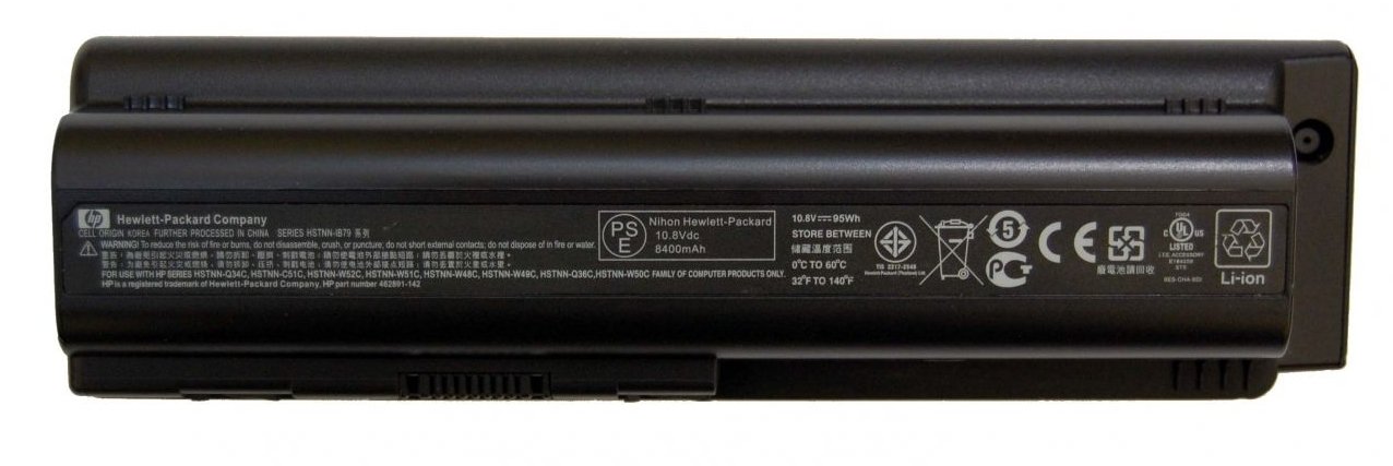 Оригинальная батарея HP HSTNN-LB72 DV6 Black 95Wh (HSTNN-IB79 O 95 ...