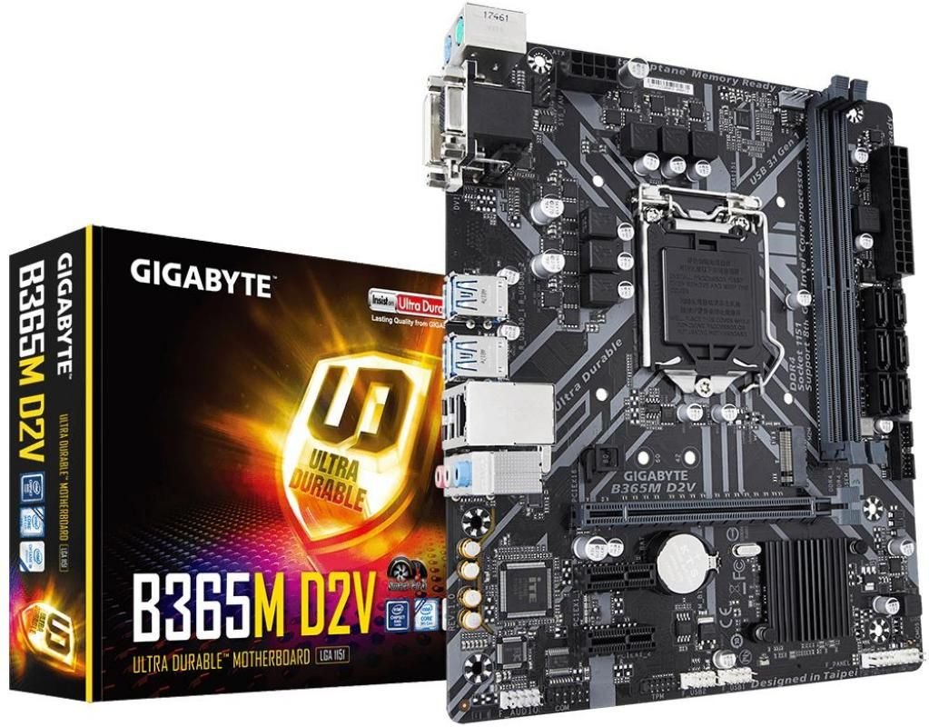 Материнская плата GigaByte B365M D2V s-1151 B365 купить | Elmir - цена ...