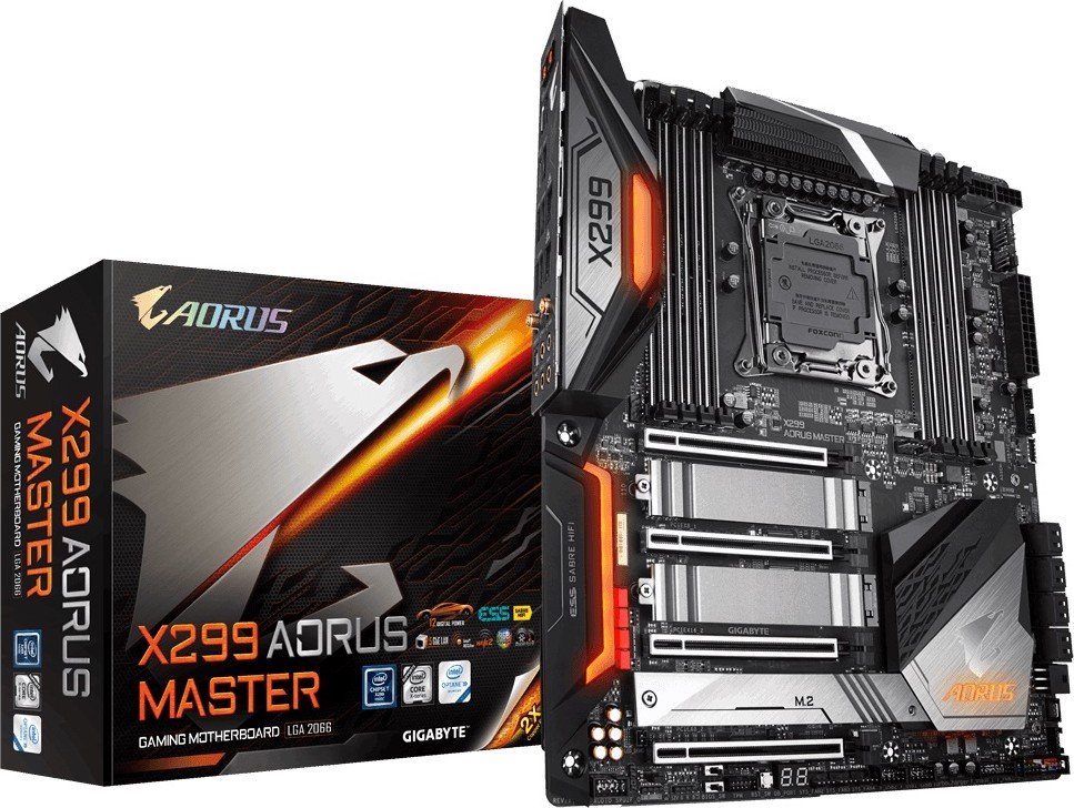 Материнская плата GigaByte X299 AORUS Master s-2066 X299 купить | Elmir ...