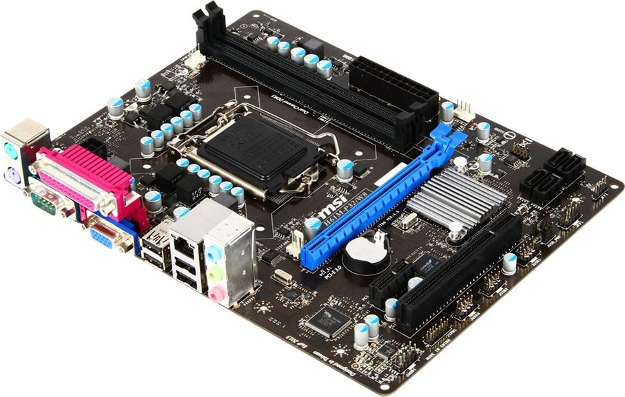 Материнская плата MSI H61M-P32/W8 s-1155 H61 купить | Elmir - цена ...