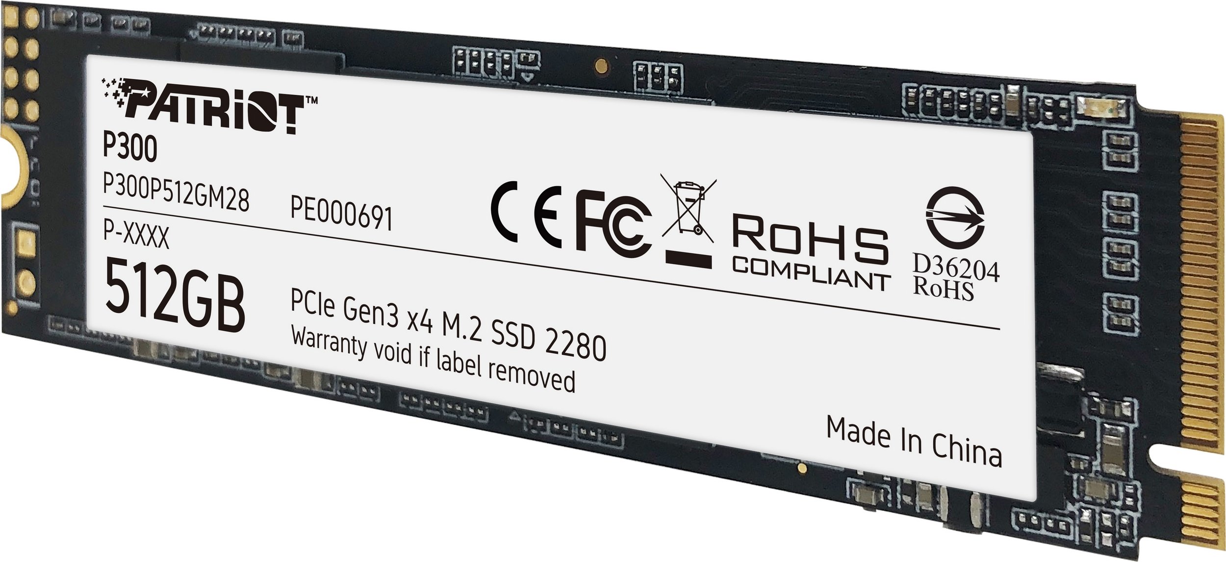 SSD-накопитель M.2 512GB Patriot P300 (P300P512GM28) купить | ELMIR ...