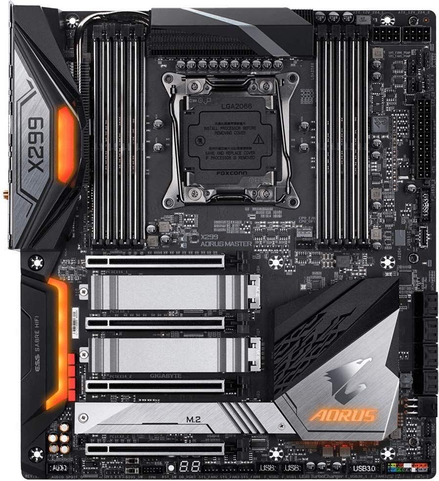 Материнская плата GigaByte X299X AORUS Master s-2066 X299 купить ...