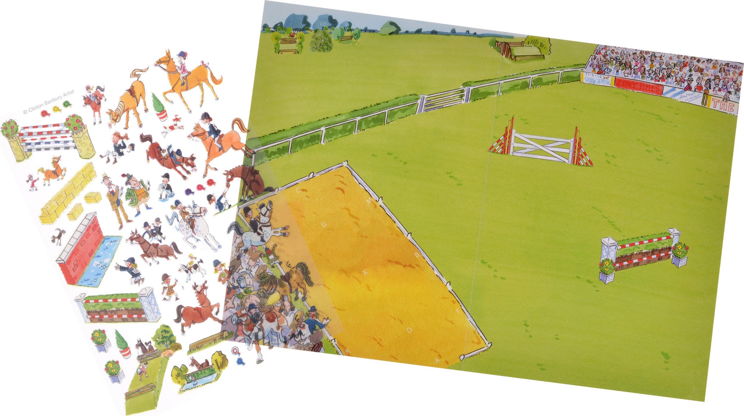 Переводные наклейки Scribble Down Соревнования пони (SD/12) купить ...