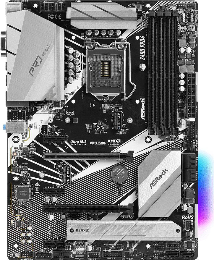 Материнская плата ASRock Z490 PRO4 s-1200 Z490 купить | Elmir - цена ...