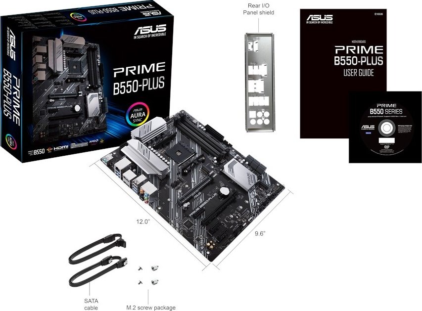 Материнская плата Asus Prime B550-Plus s-AM4 B550 купить | Elmir - цена ...