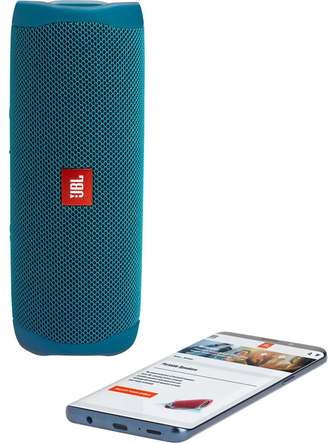 Акустическая система JBL Flip 5 Eco Edition Blue (JBLFLIP5ECOBLU ...