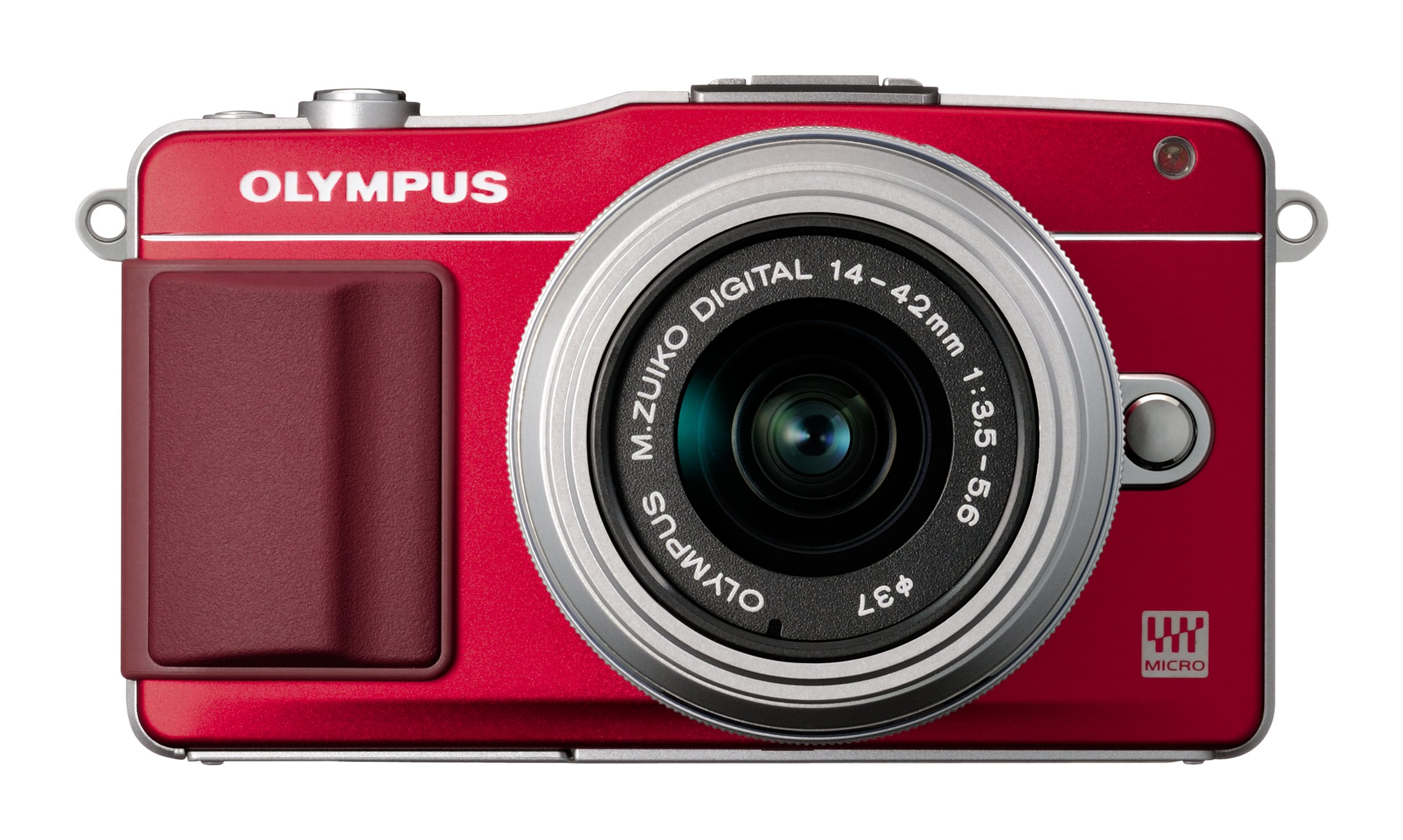 Цифровая фотокамера Olympus PEN E-PM2 Red/Silver 14-42mm Flash Air ...