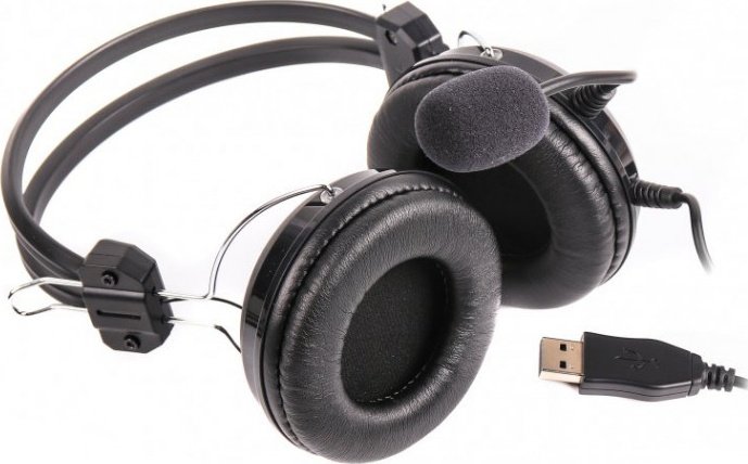 Наушники A4Tech HU-35 Black купить | ELMIR - цена, отзывы, характеристики