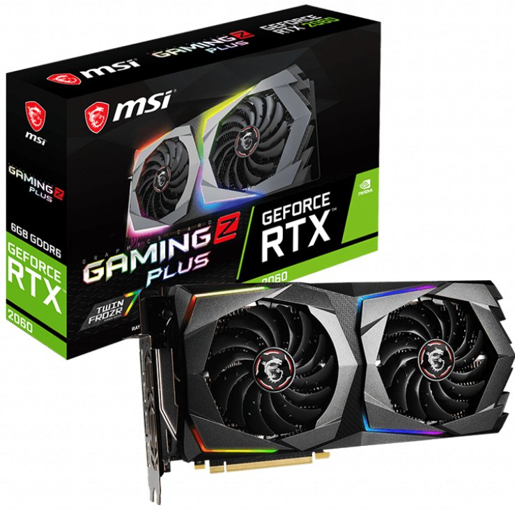 Видеокарта MSI PCI-E GeForce RTX2060 6GB DDR6 (RTX 2060 GAMING Z 6G ...