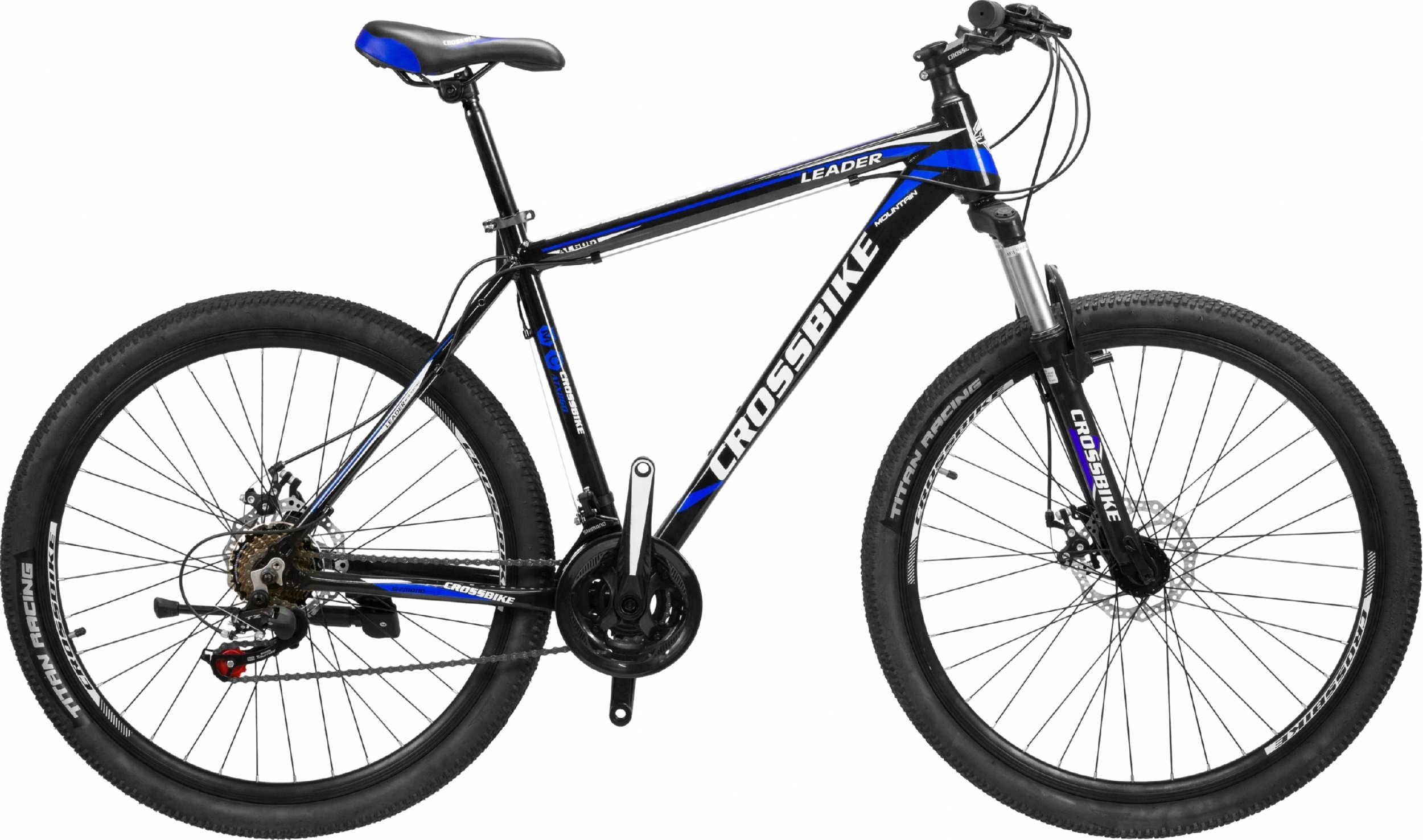 Велосипед CrossBike Leader Black/Blue 29" рама - 19" (29CJPr21-003531 ...