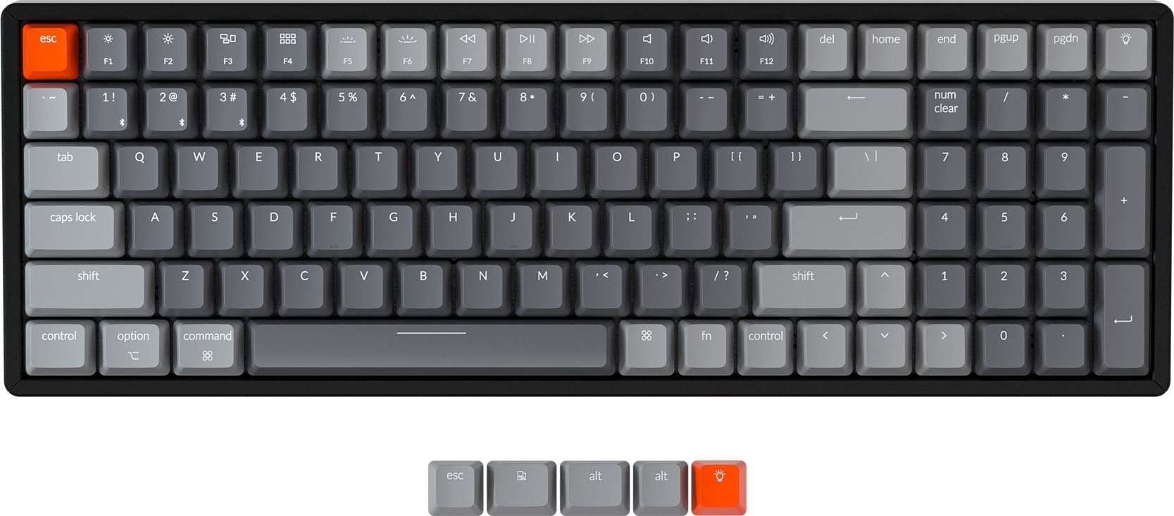 Клавиатура Keychron K4 Aluminum Frame Gateron RGB Brown (K4C3_KEYCHRON ...