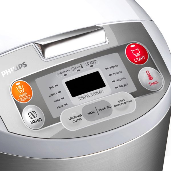 Мультиварка Philips HD3037/03 купить | ELMIR - цена, отзывы, характеристики