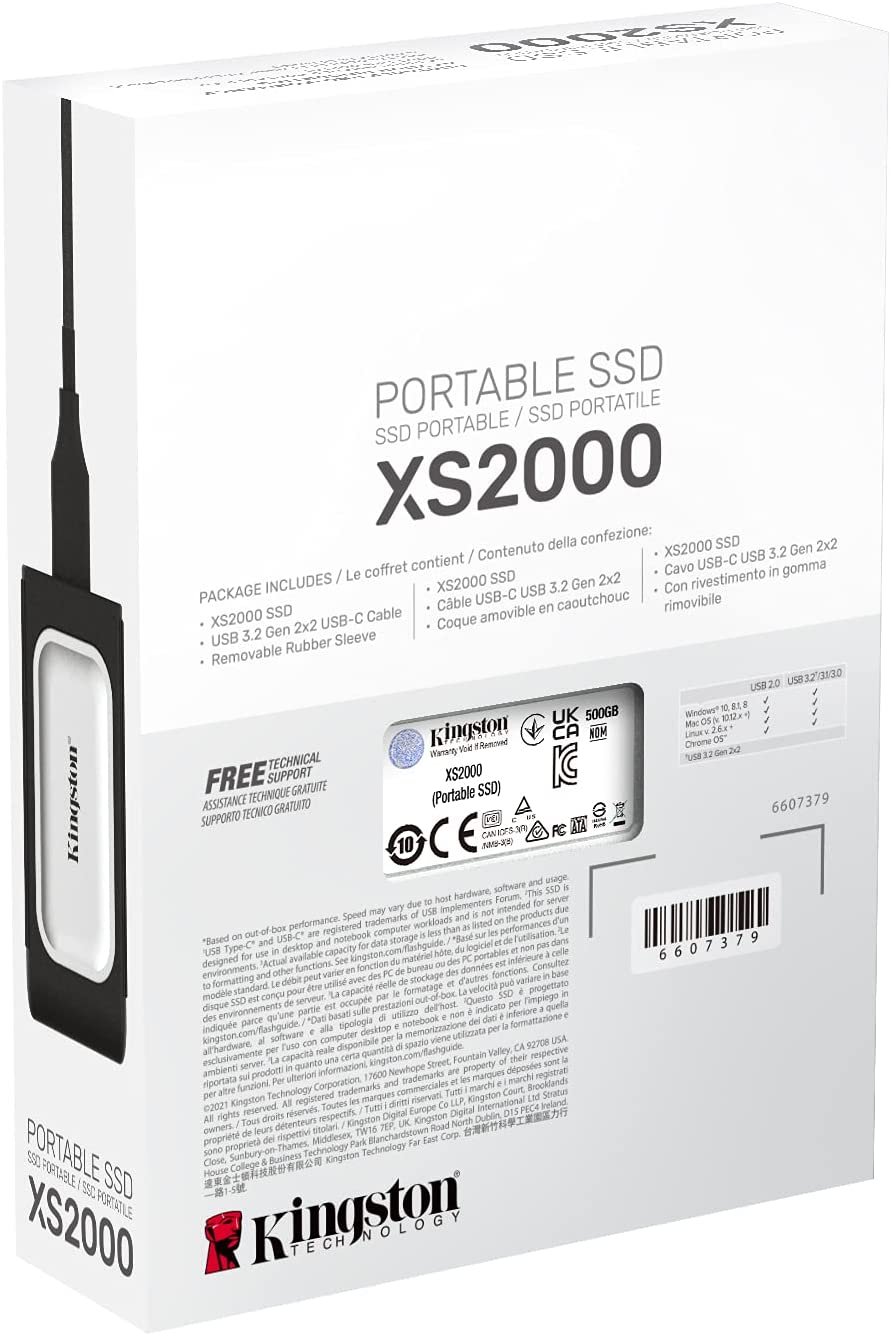 SSD-накопитель USB 500GB Kingston (SXS2000/500G) купить | ELMIR - цена ...