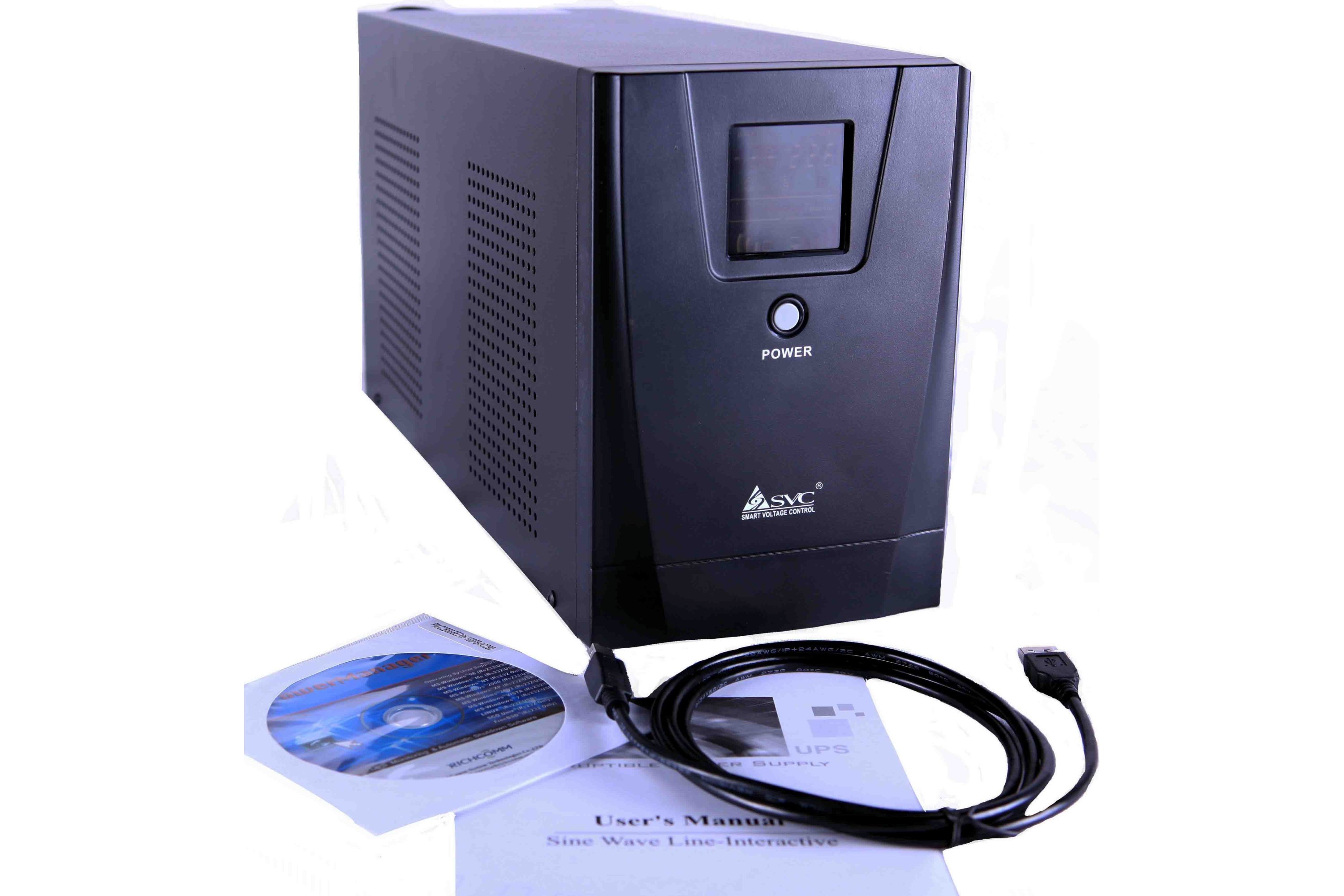 ИБП SVC SL-2KS-LCD купить | ELMIR - цена, отзывы, характеристики