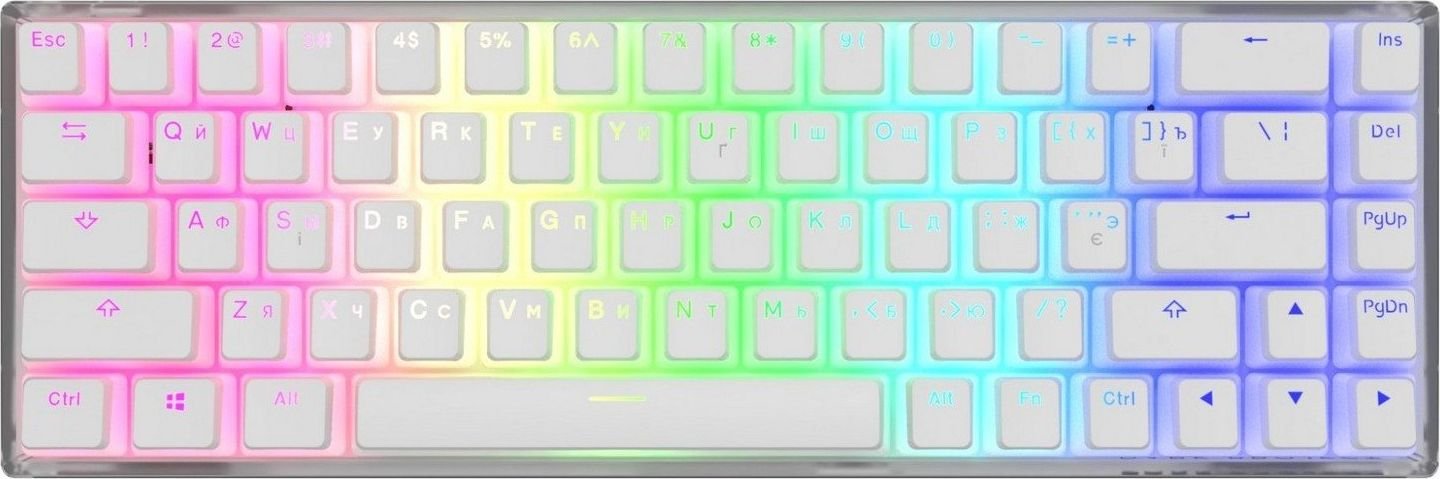 Клавиатура Dark Project Pro KD68B PBT Transparent Pudding g3ms ...