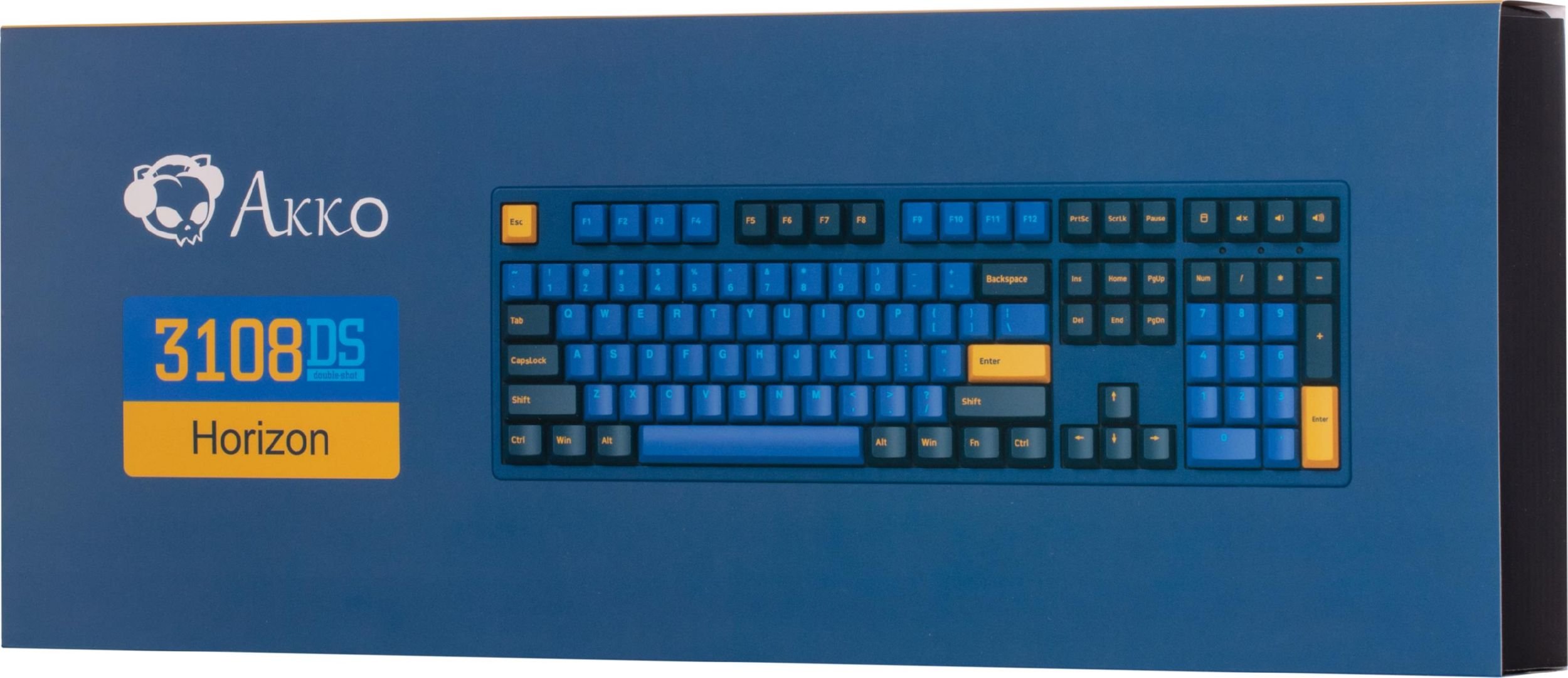 Клавиатура Akko 3108 DS Horizon CS Orange V2 UA Blue (6925758607704 ...