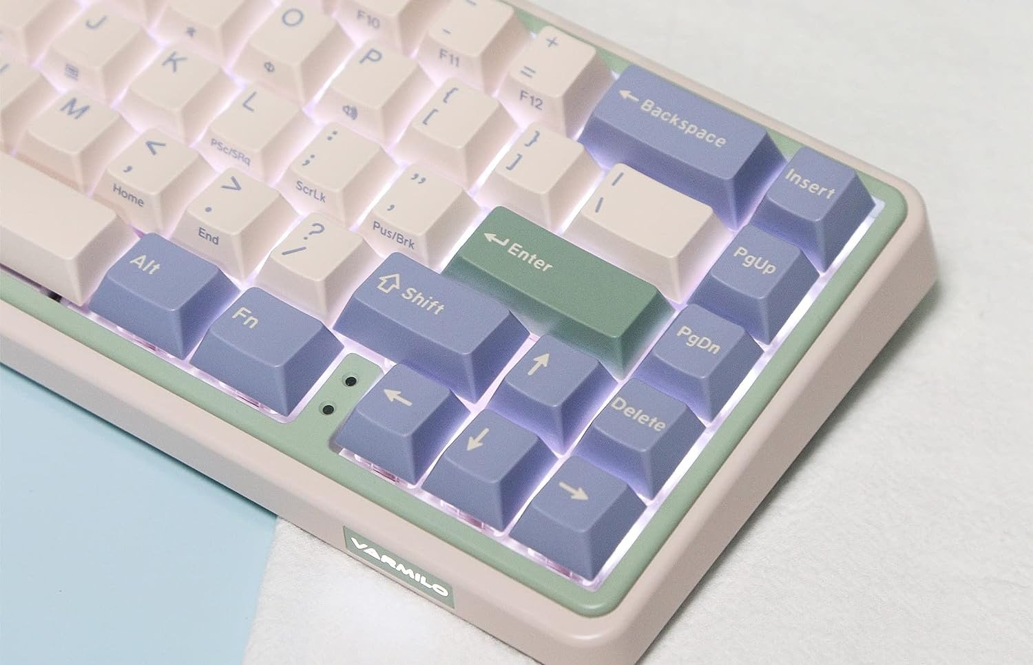 Клавиатура Varmilo Minilo VXT67 Eucalyptus Kailh Prestige Light EN ...