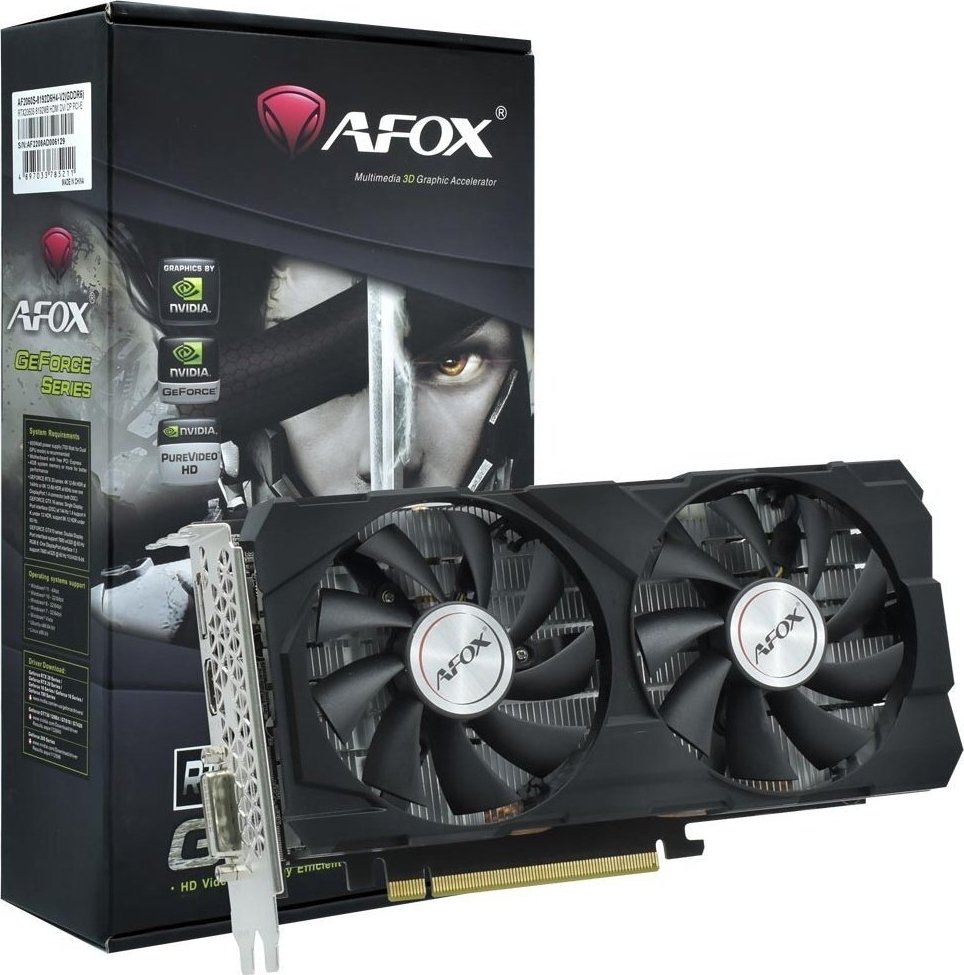 Видеокарта Afox PCI-E GeForce RTX2060 Super 8GB DDR6 (AF2060S-8192D6H4 ...