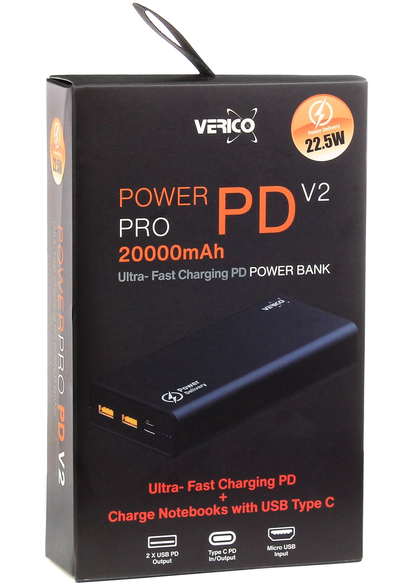 Аккумулятор универсальный Verico 20000mAh Power Guard Pro PD V2 Black ...