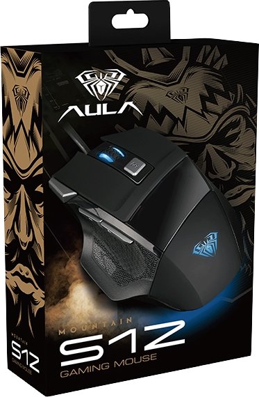 Мышь Aula S12 USB Black купить | ELMIR - цена, отзывы, характеристики