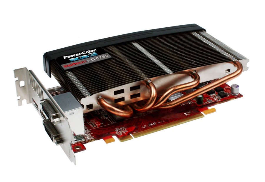 Видеокарта PowerColor PCI-E Radeon HD6750 1GB DDR5 (AX6750_1GBD5-S3DHG ...