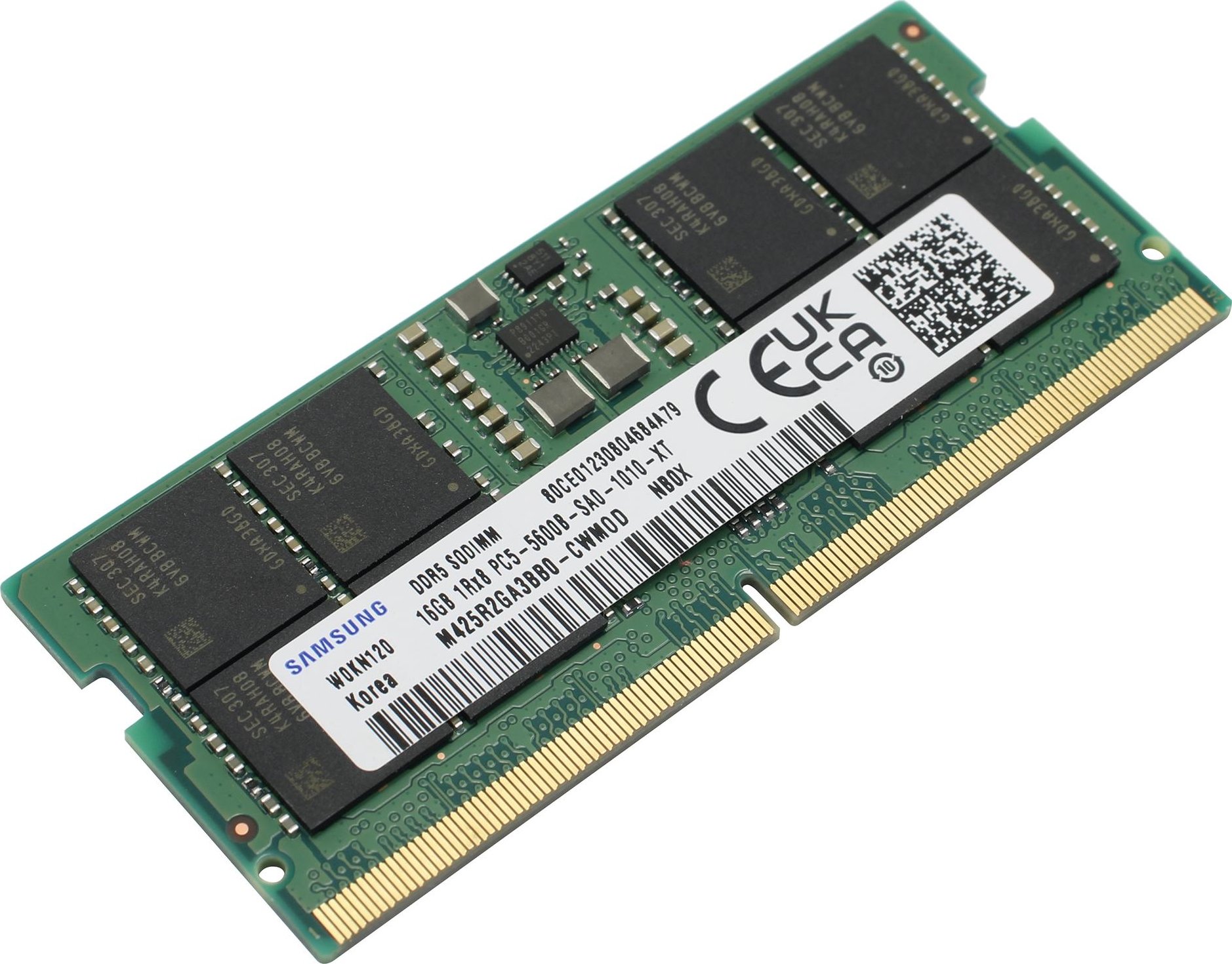 Модуль памяти SO-DIMM Samsung DDR5 16GB 5600MHz (M425R2GA3BB0-CWM ...
