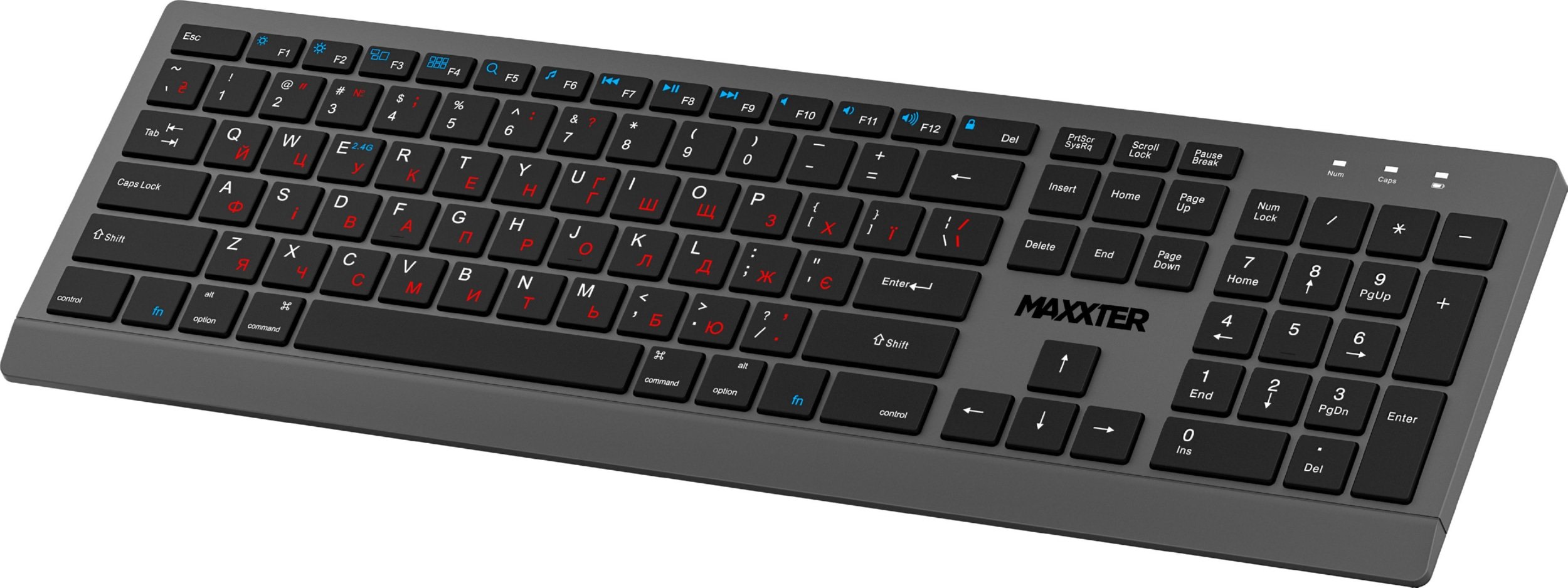 Клавиатура Maxxter KBW-01G-UA Black купить | Elmir - цена, отзывы, характеристики