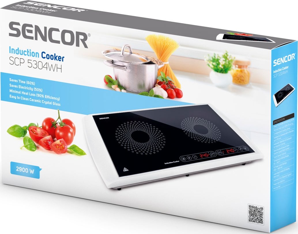 Настольная плита Sencor SCP5304WH купить | ELMIR - цена, отзывы ...