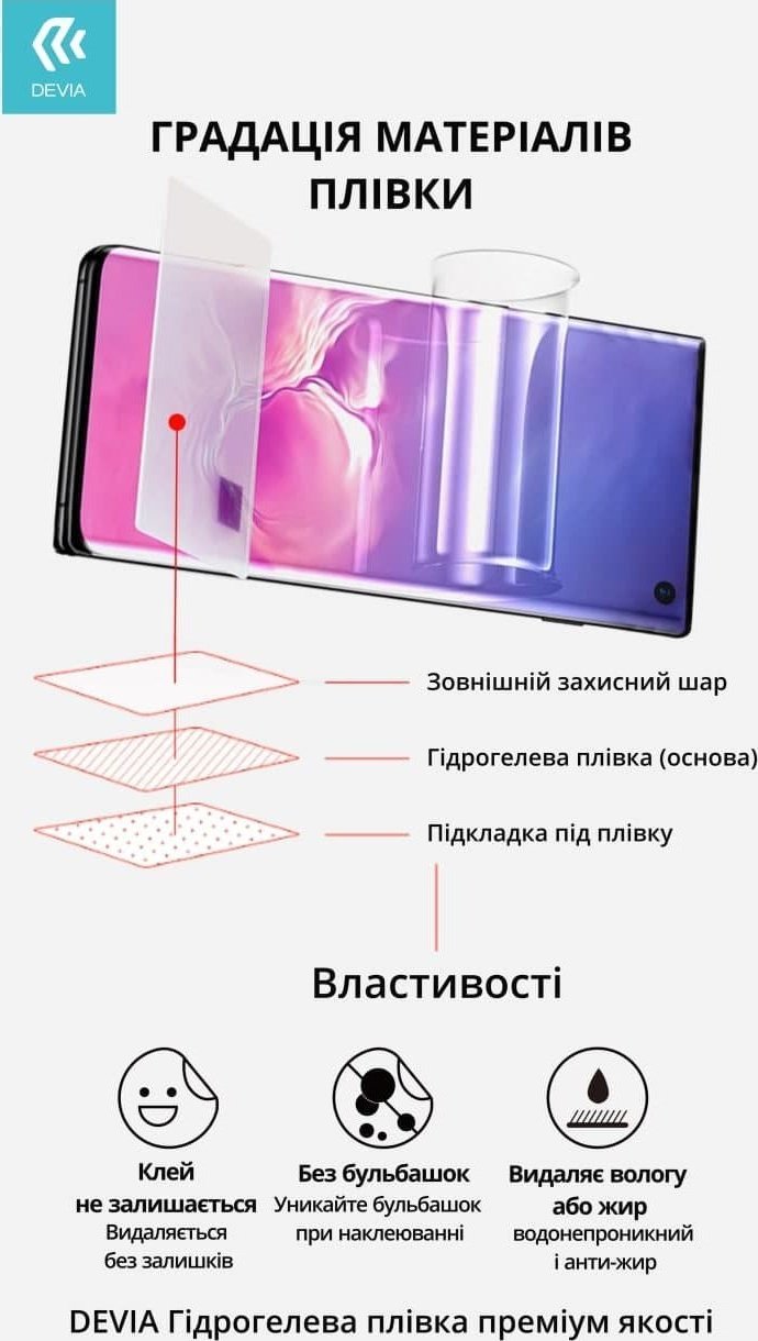 Защитная пленка для Tecno Camon 20 Pro Devia Hydrogel Matte Dv Tec Ca20pm купить Elmir