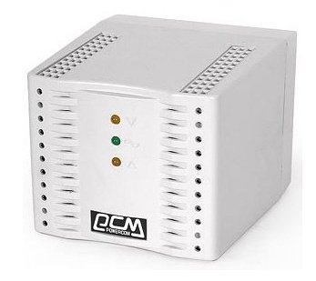 Стабилизатор напряжения Powercom TCA-2000 1000W White купить | ELMIR - цена, отзывы, характеристики