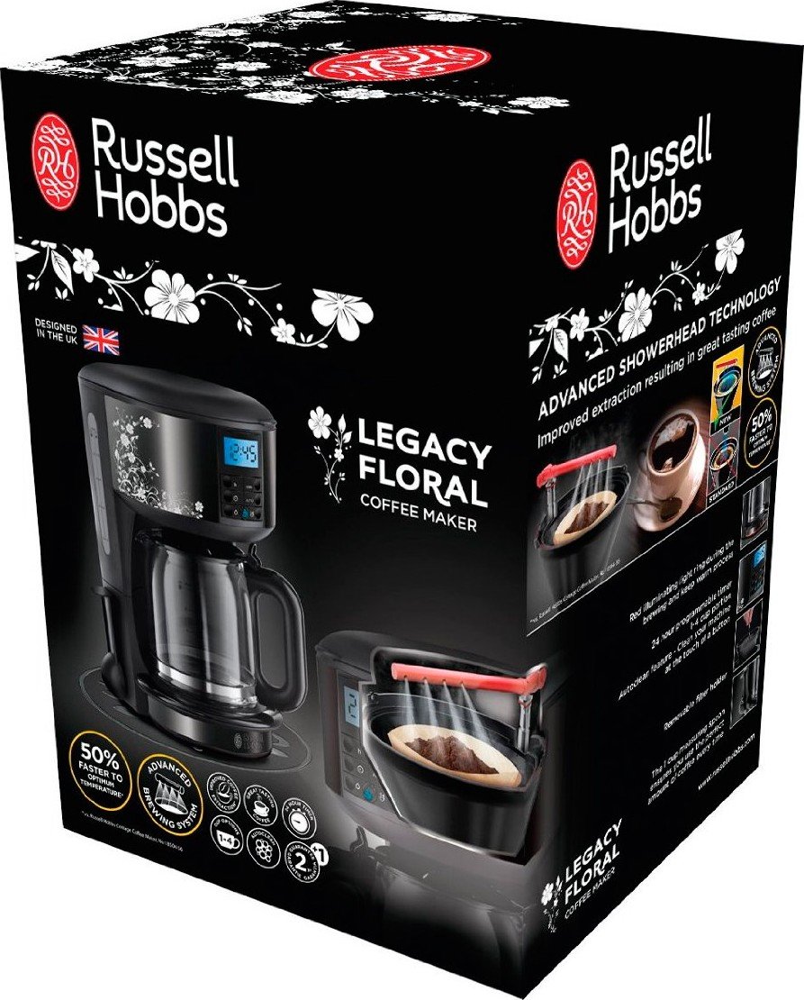 Кофеварка Russell Hobbs 21991-56 Legacy Floral купить | ELMIR - цена ...