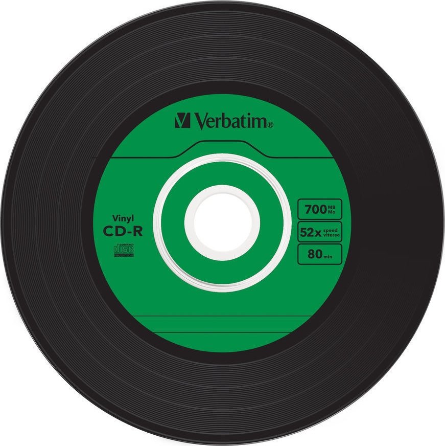 CD-R Verbatim Azo Data Vinyl 700Mb 52x (10 Pack Slim Case) (43426 ...