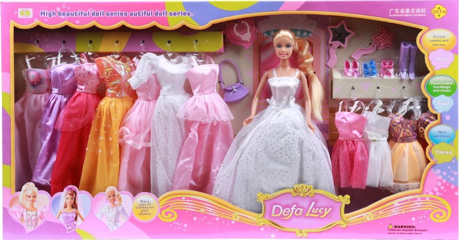 Набор с куклой Defa Lucy Гардероб (8027) купить | ELMIR - цена, отзывы ...