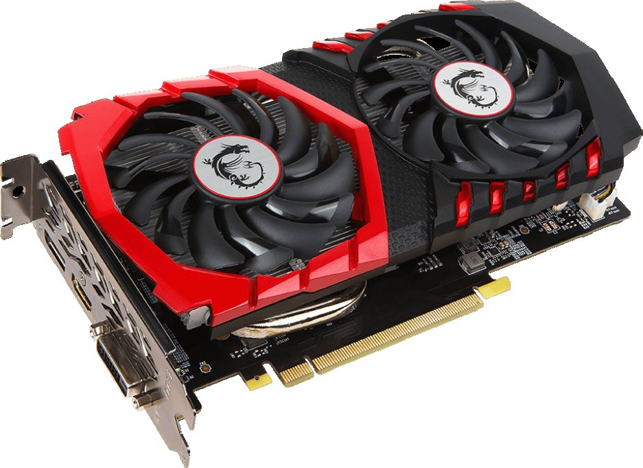 Видеокарта MSI PCI-E GeForce GTX1050 2GB DDR5 (GTX 1050 GAMING 2G ...