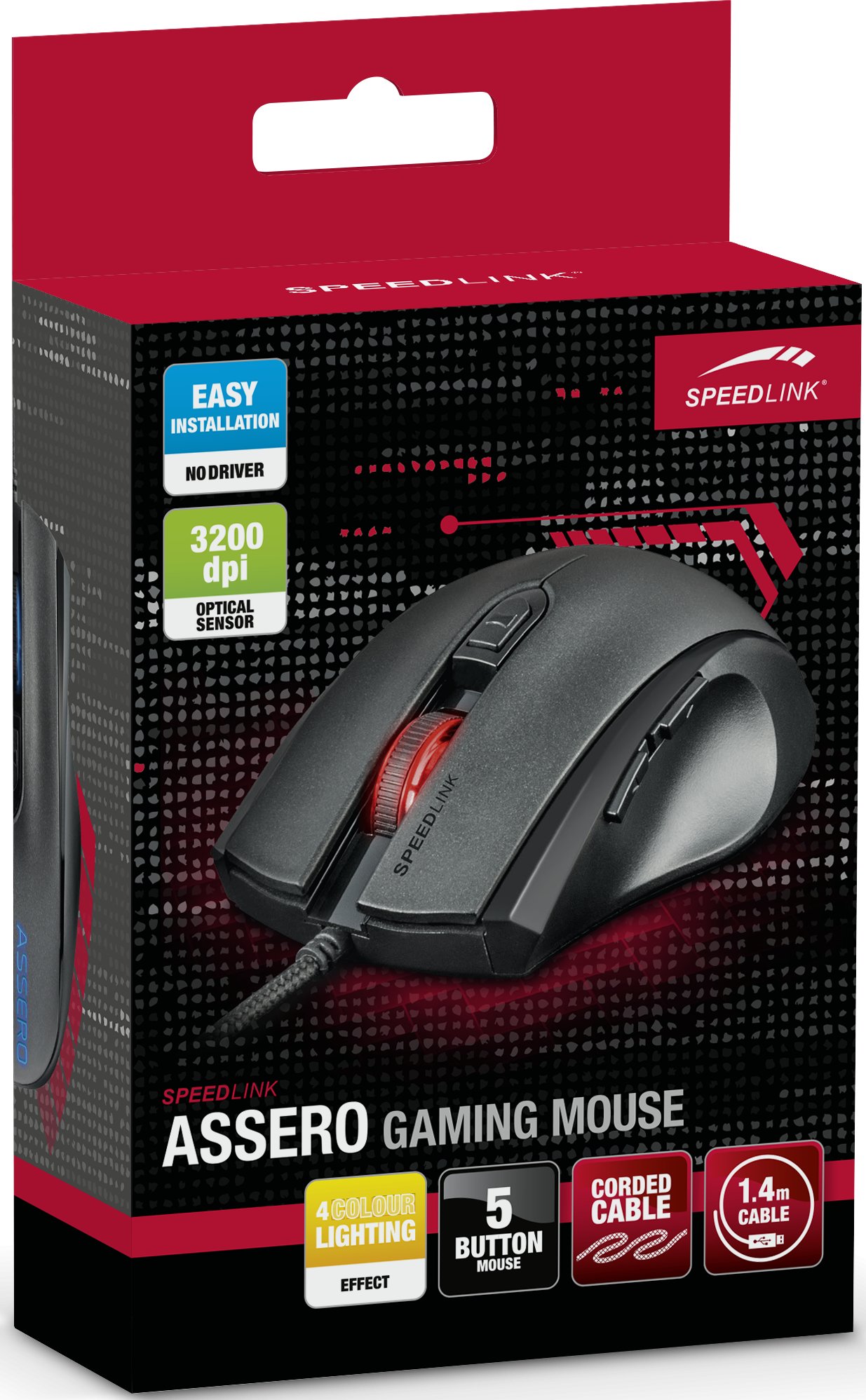 Мышь Speedlink Assero Gaming Mouse Black (SL-680007-BK) купить | ELMIR ...