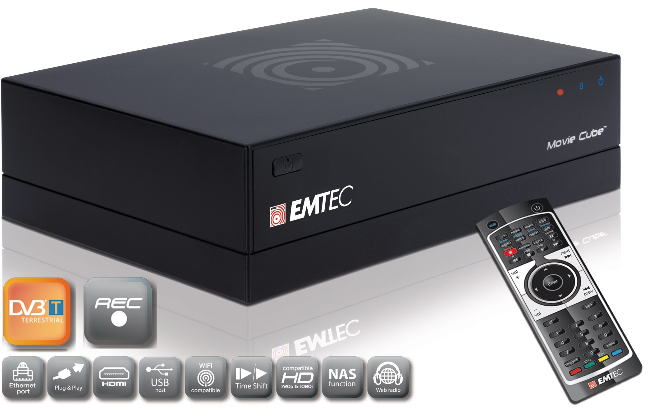 Медиаплеер Медиаплеер EMTEC Movie Cube R-Q800 500Gb (EKHDD500Q800) купить | ELMIR - цена, отзывы ...