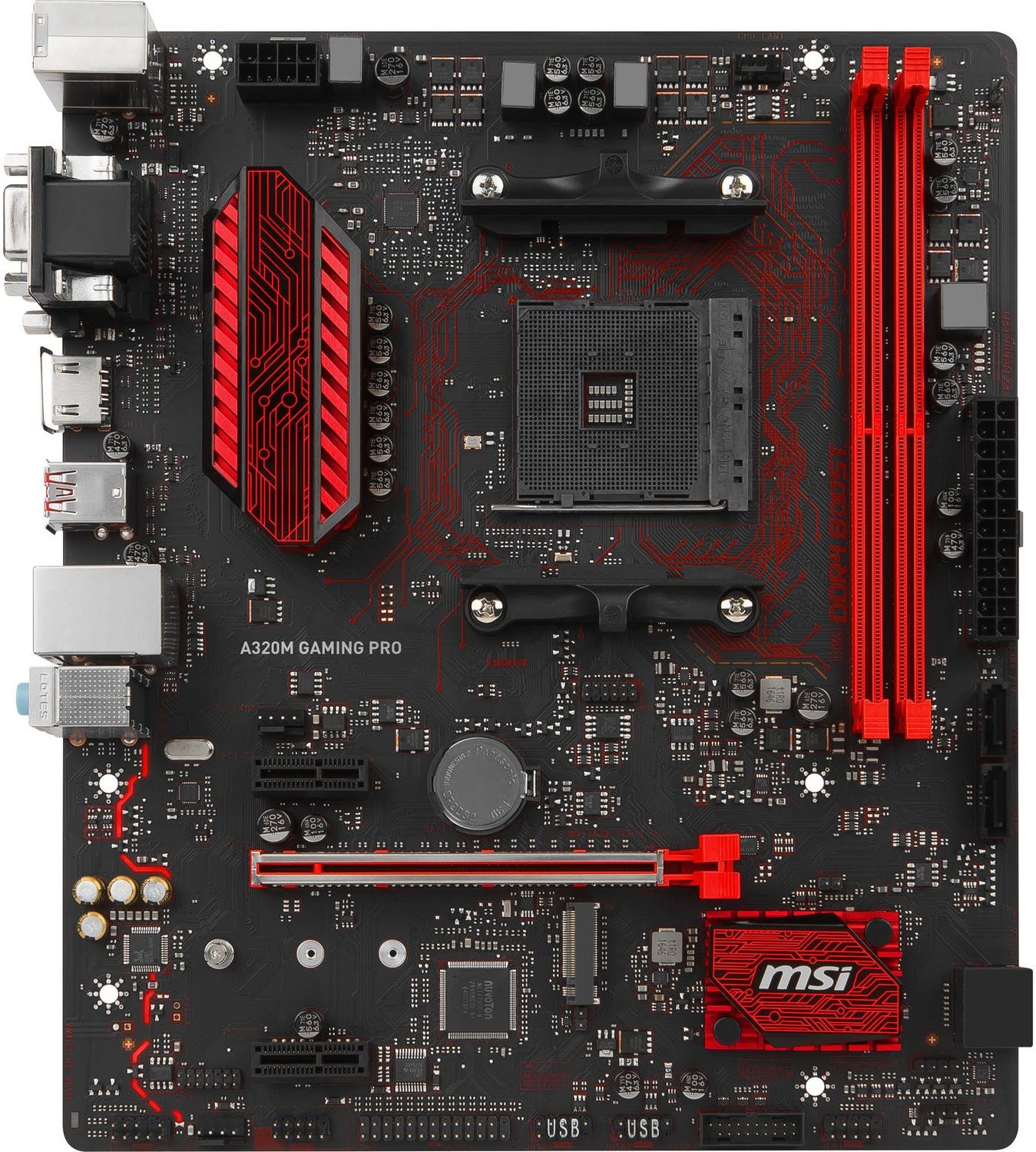 Материнская плата MSI A320M Gaming Pro s-AM4 A320 купить | Elmir - цена ...