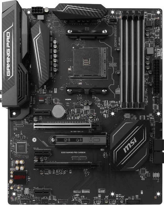 Материнская плата MSI B350 Gaming Pro Carbon s-AM4 B350 купить | Elmir ...